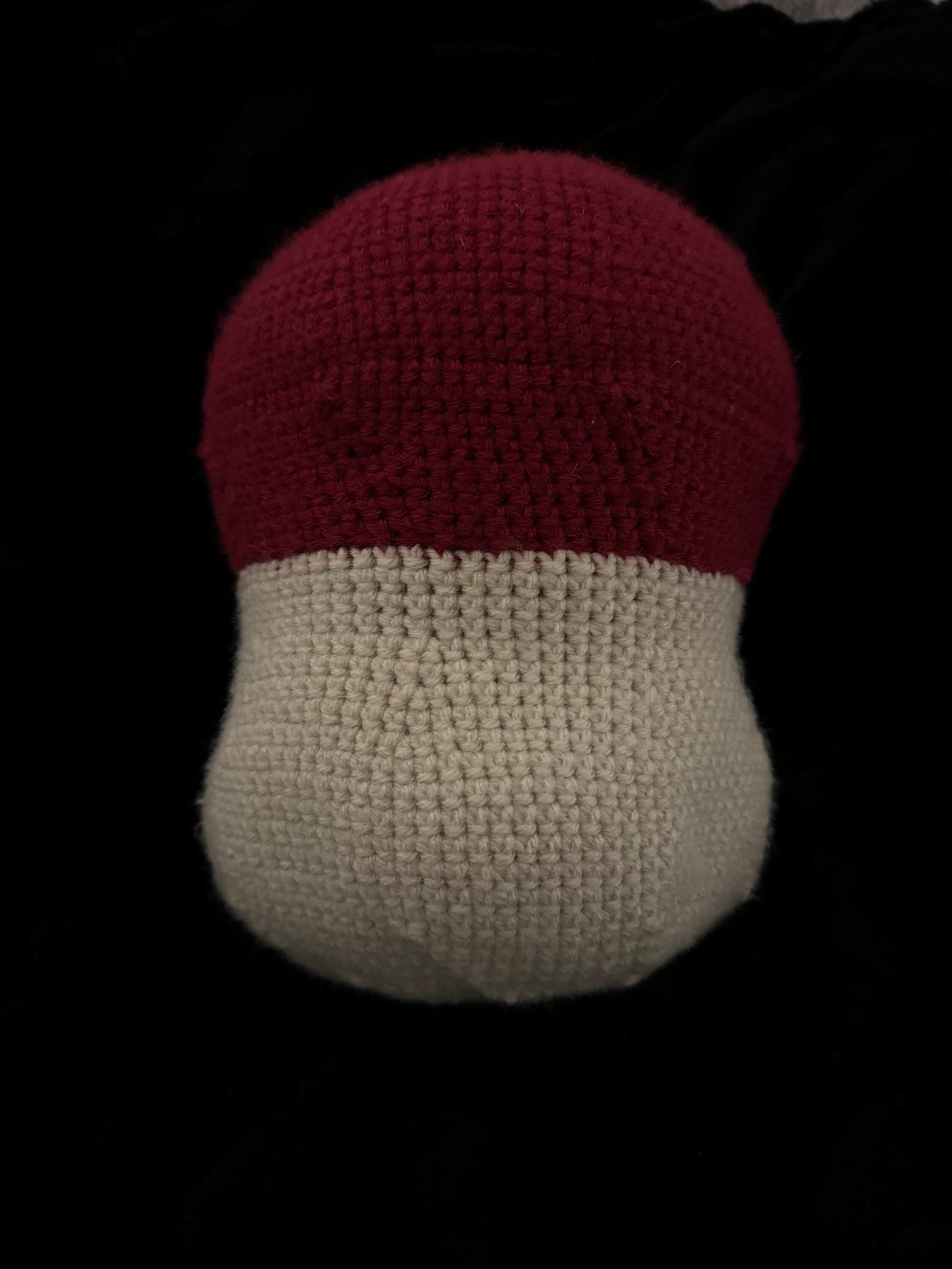 Blushing Mushroom Amigurumi Plush - Etsy
