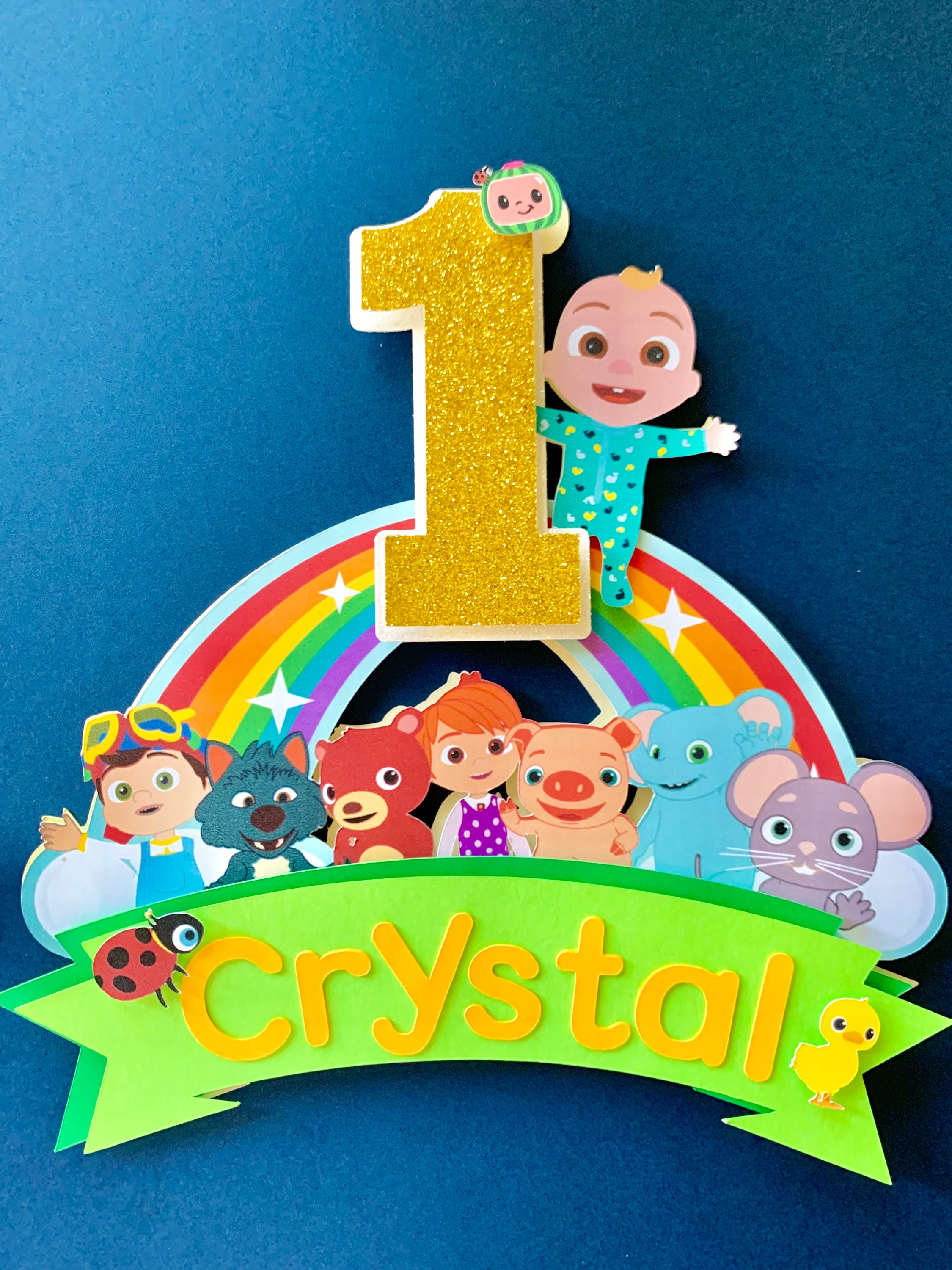 Cocomelon Cake Topper Printable - Cake Ideas Aesthetic