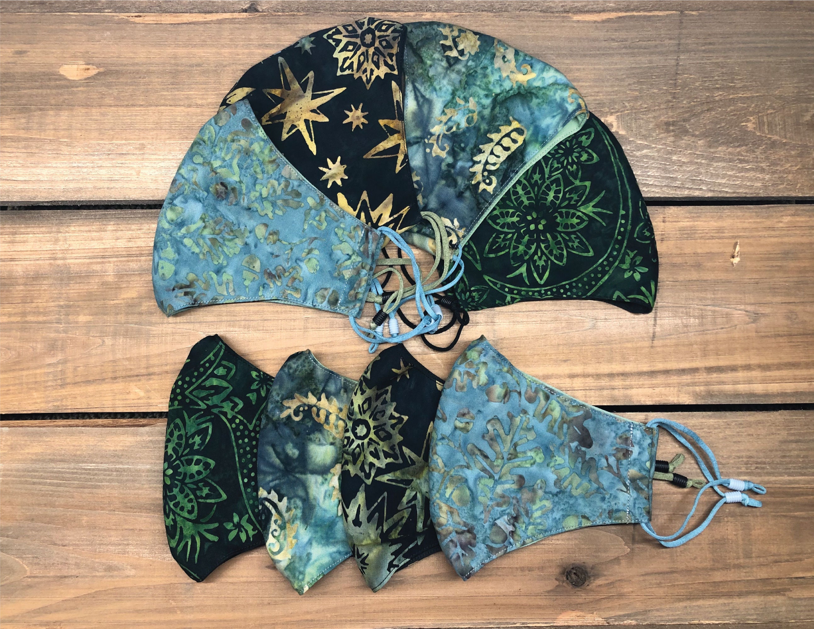 Reusable/Washable Fitted Cloth Face Mask/Covering with | Etsy