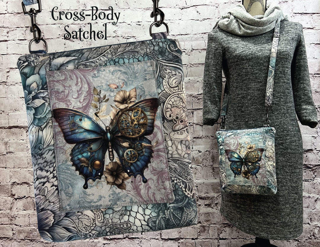 Steampunk Butterfly Cottagecore Cross-body Satchel - Etsy