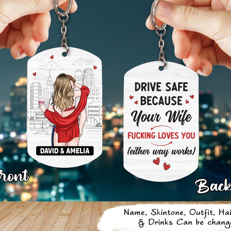 Husband Keychain - Etsy