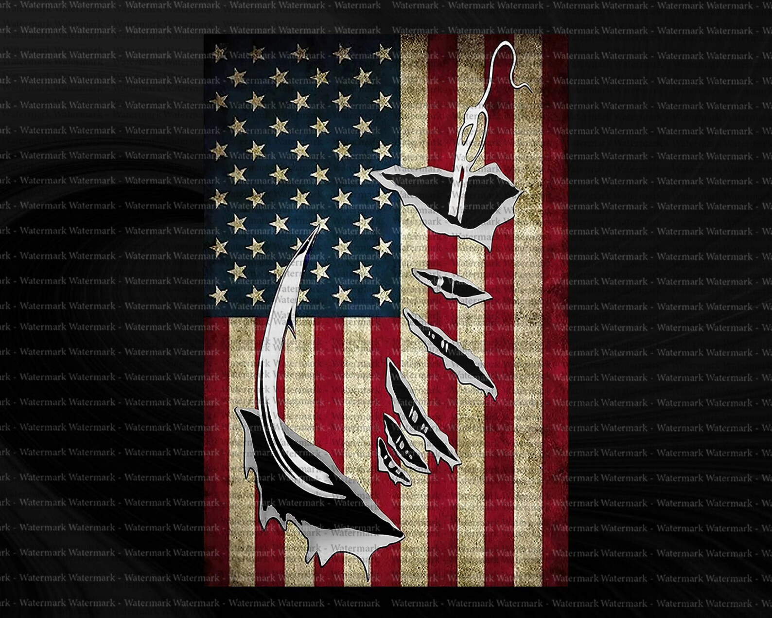 Fishing Bass American Flag Fishing Png Gift for Fisher Gift - Etsy