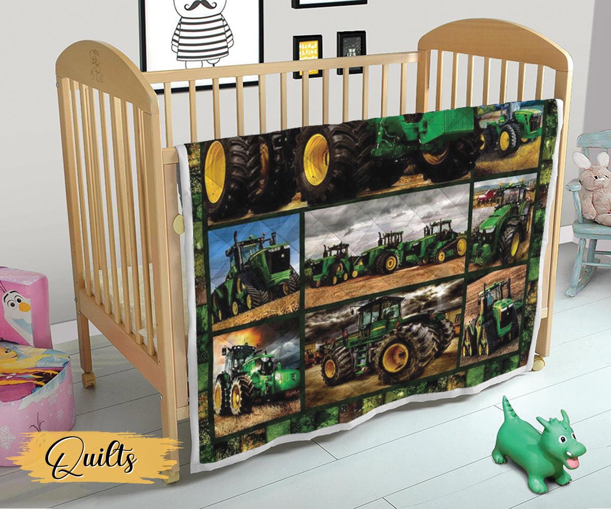 Tractor Quilt Blanket Quilts Farming Lover Gift for Men - Etsy