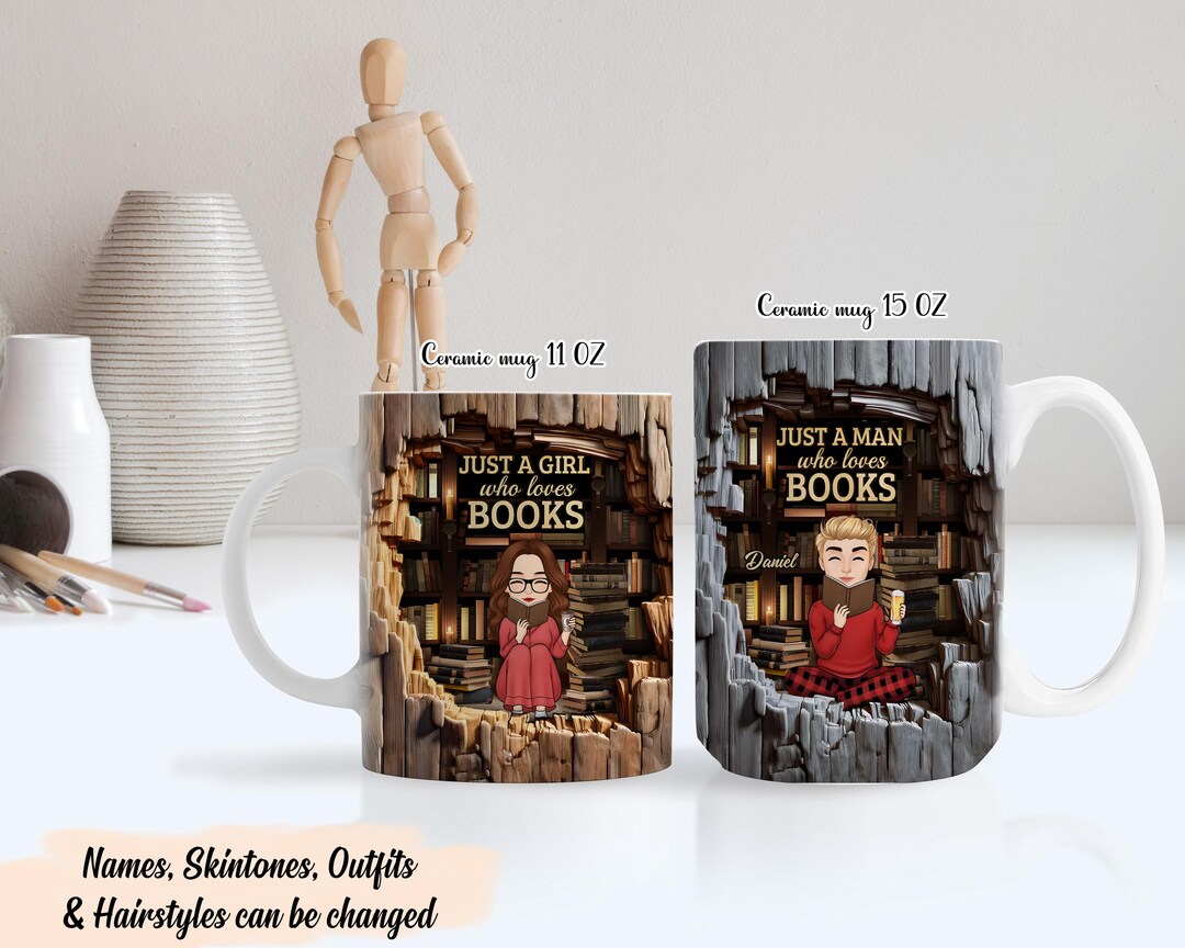 Reading Fuels My Soul - Personalized Custom Edge-to-edge Mug - Christmas Gift for Book Lovers ...