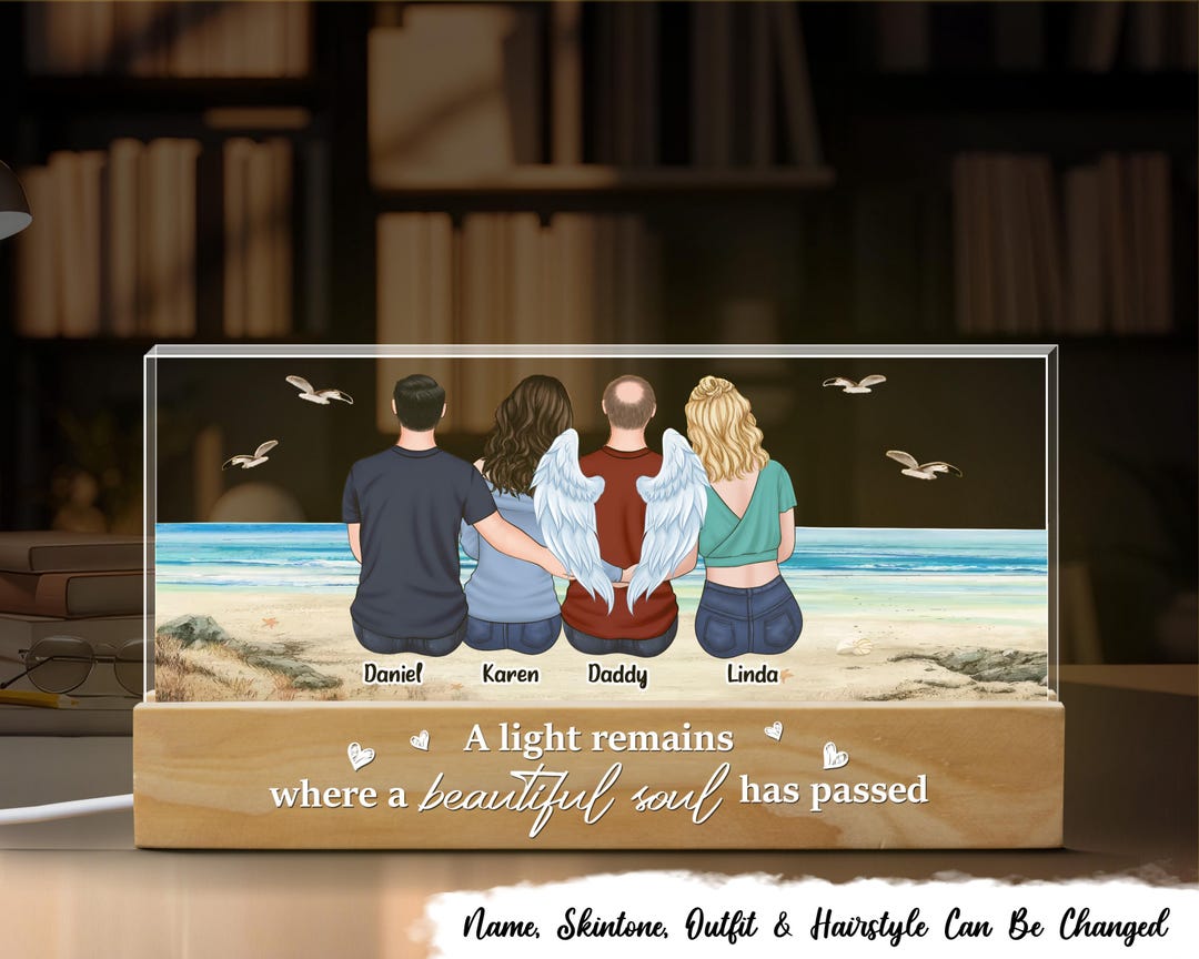 A Light Remains Where A Beautiful Soul Has Passed - Personalized LED ...