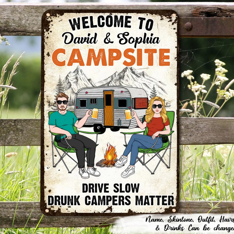 Camper Signs Personalized - Etsy