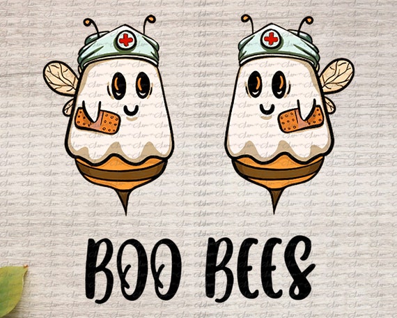 Boo Bees Nurse Png Halloween Boo Bees Sublimation Design - Etsy