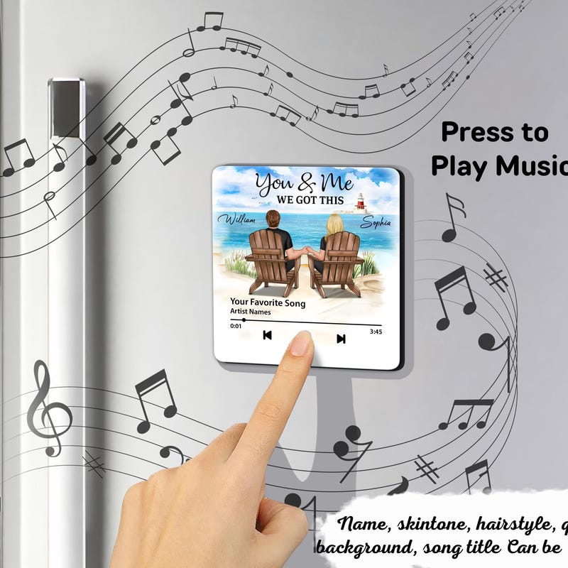 Personalized Song Magnets - Etsy