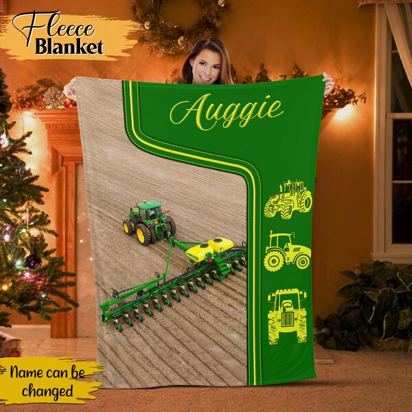 Tractor Blanket - Etsy
