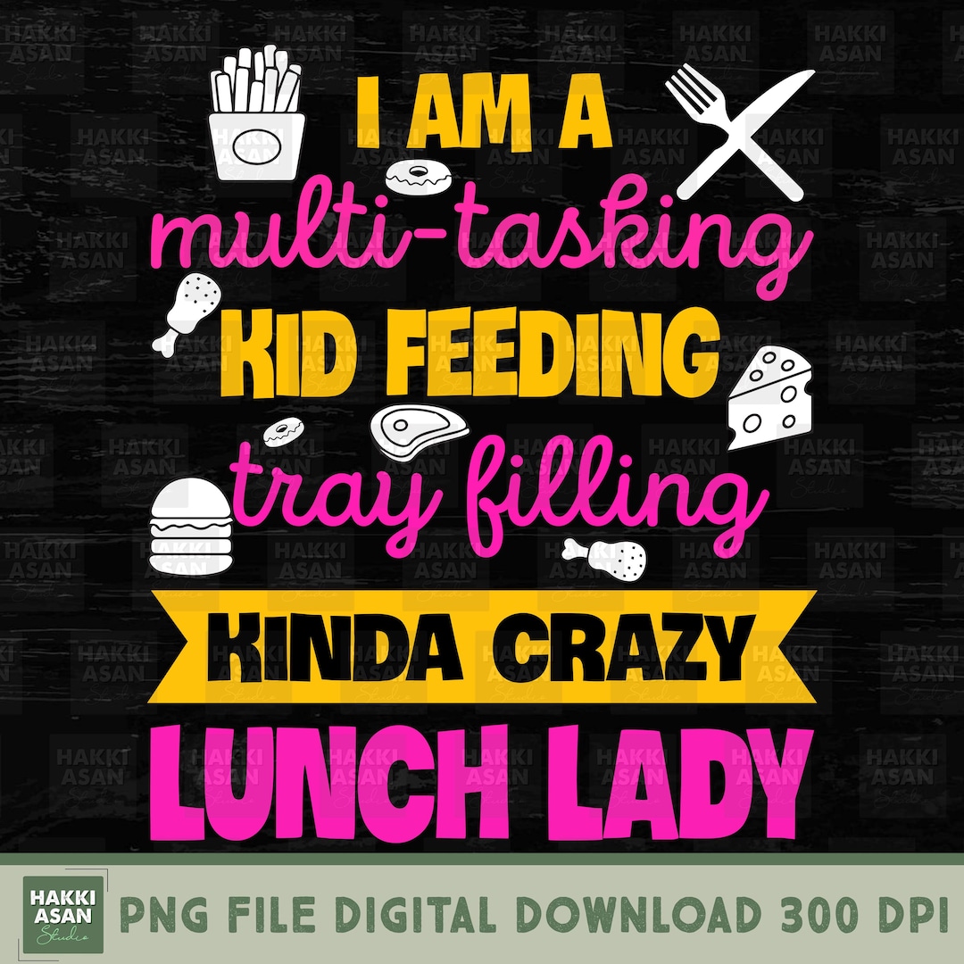 Lunch Lady Cafeteria School Food Service Crew Kitchen Staff, Cute ...