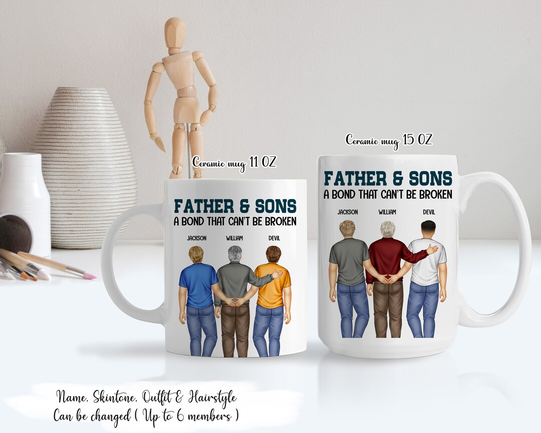 Father and Son A Bond That Can't Be Broken - Dad, Father, Grandpa ...