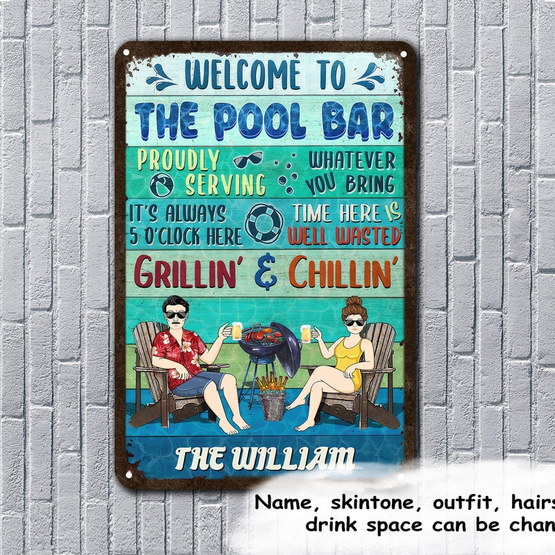 Pool Signs for Outdoor - Etsy