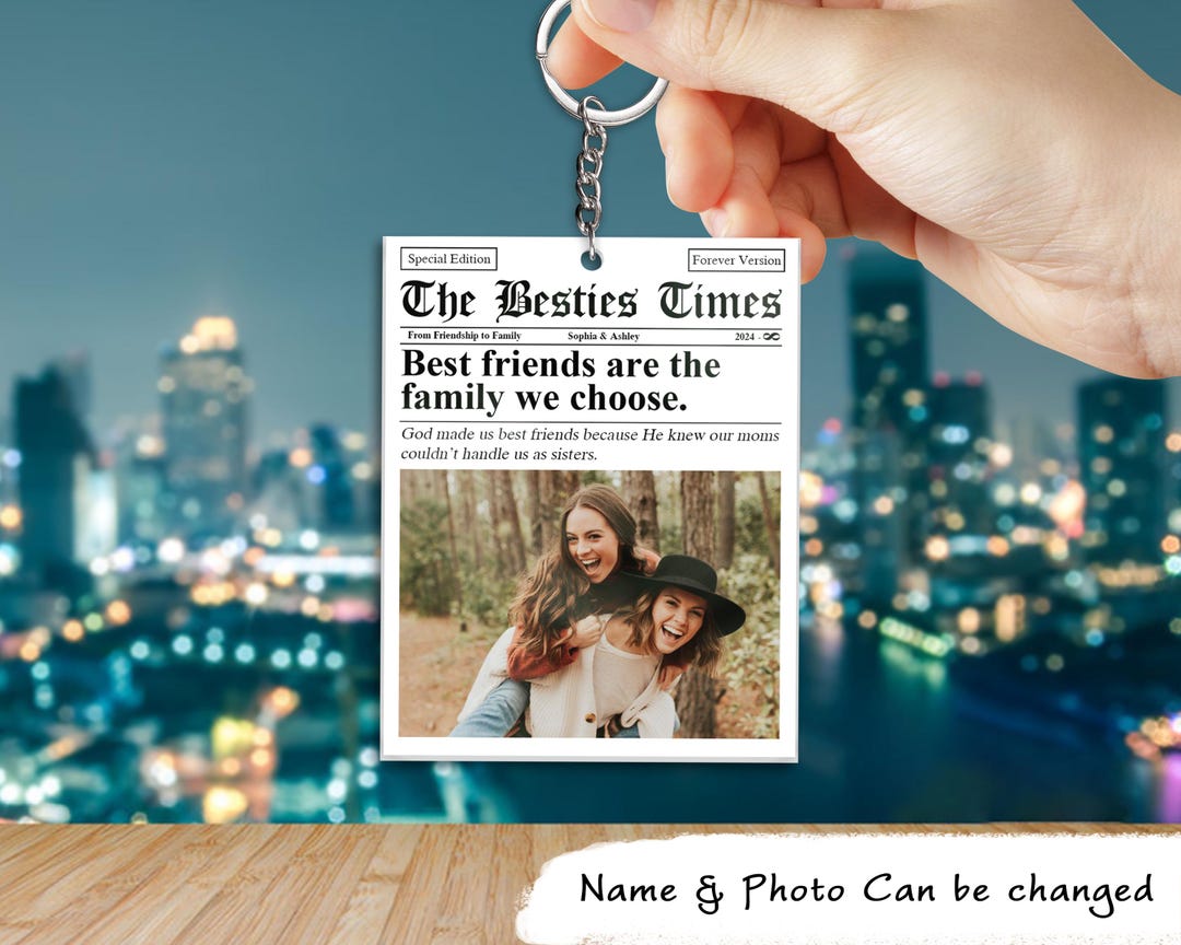 Custom Photo the Bestie Times From Friendship to Family - Personalized ...