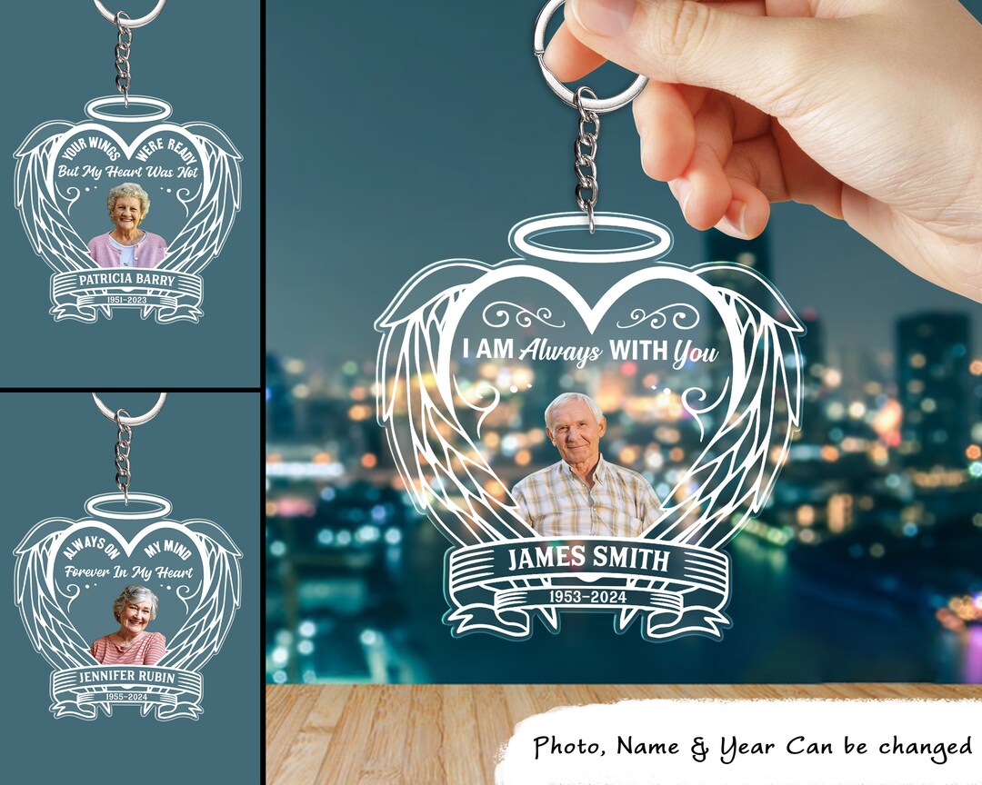 Forever in My Heart - Memorial Personalized Custom Shaped Acrylic ...