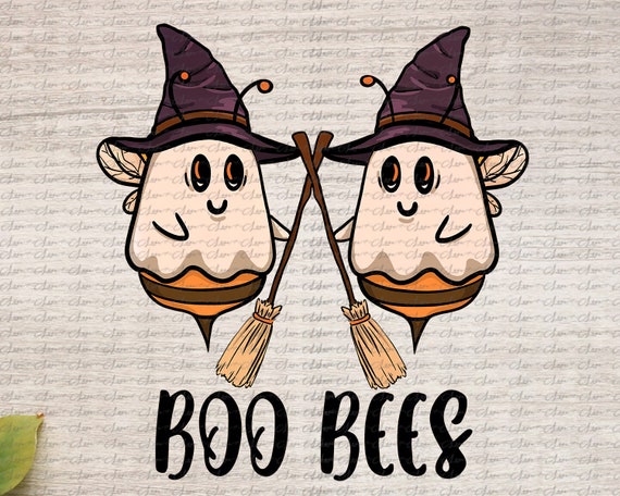 Boo Bees Witch Png Halloween Boo Bees Sublimation Design - Etsy