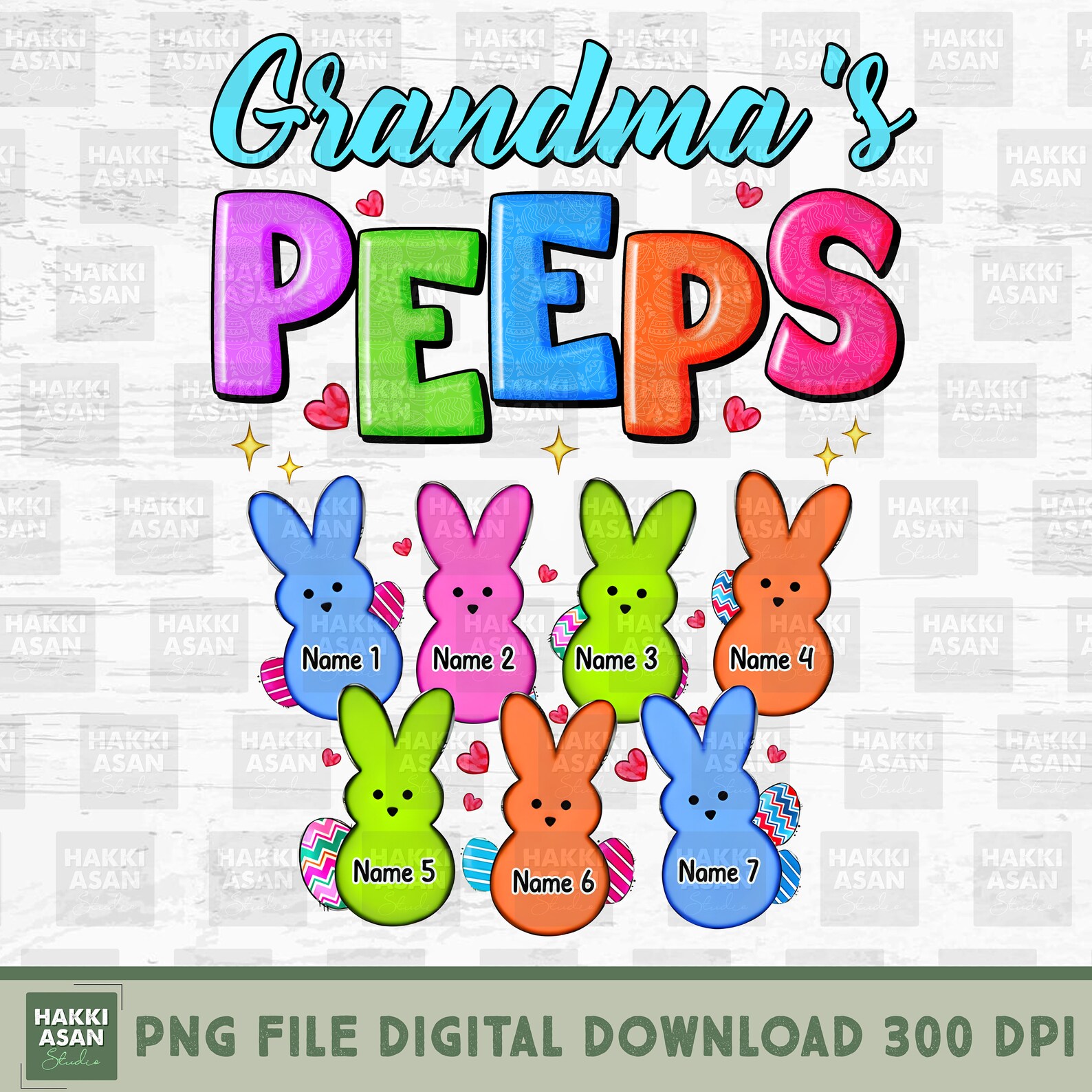 Grandma's Peeps Png, Grandma's Favourite Peeps Png, Easter Peeps Png ...