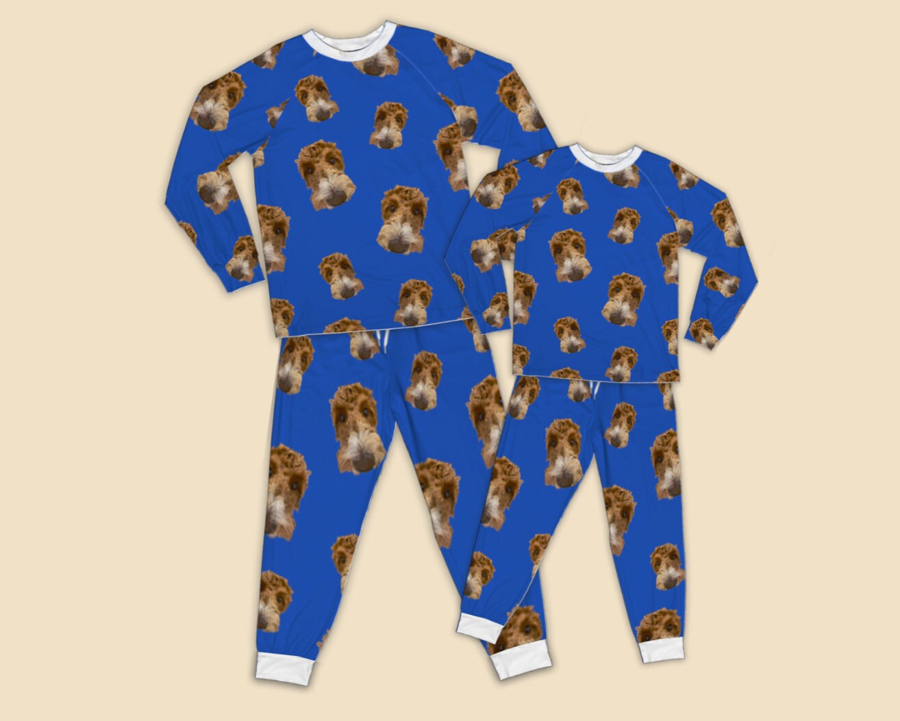 Customized Pajama Set Custom Cat Photo Pajamas Matching - Etsy