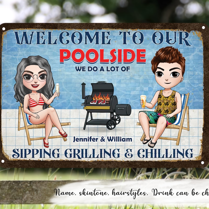 Swimming Pool Signs - Etsy