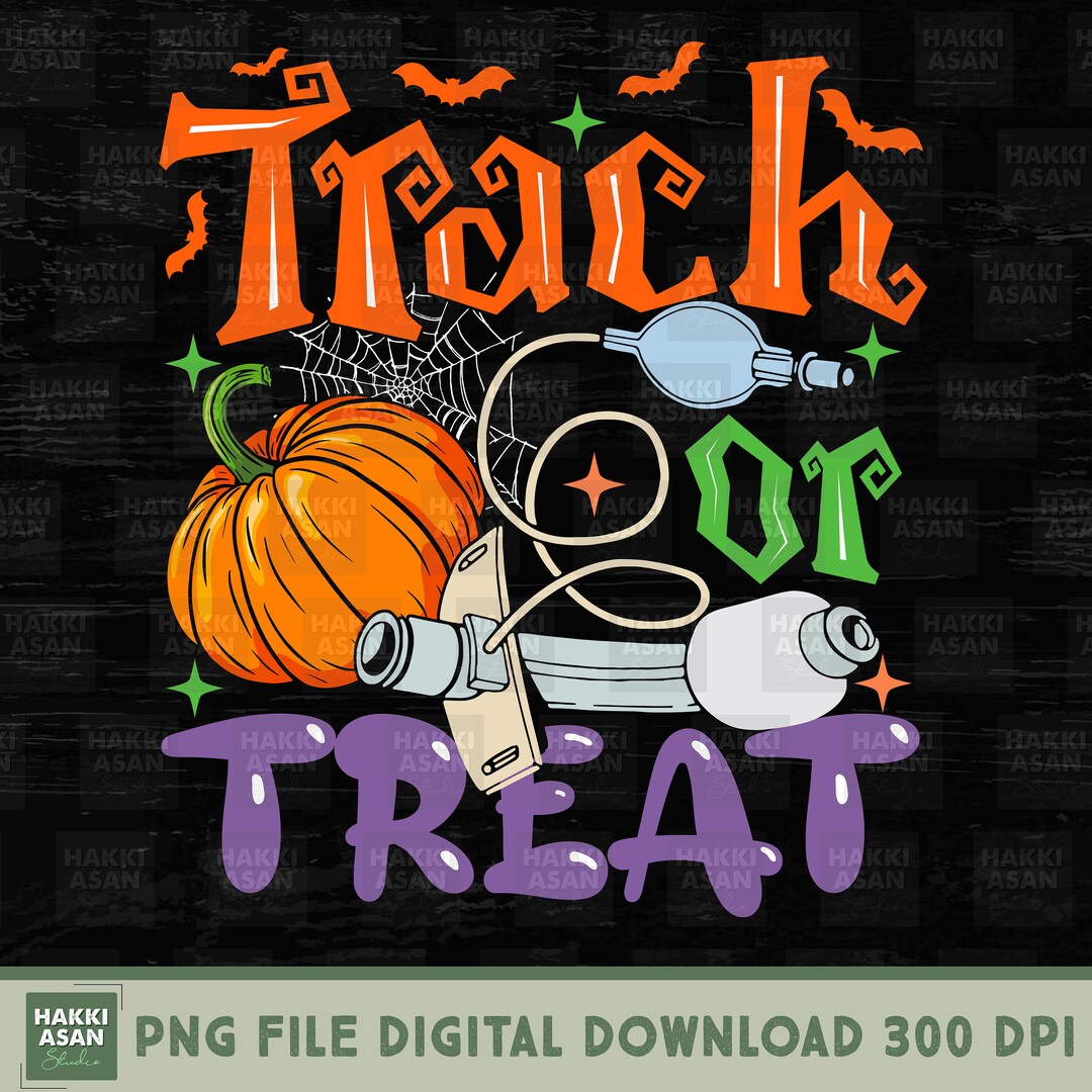Respiratory Therapist Trach or Treat ICU RN Halloween Nurse Png, Funny ...