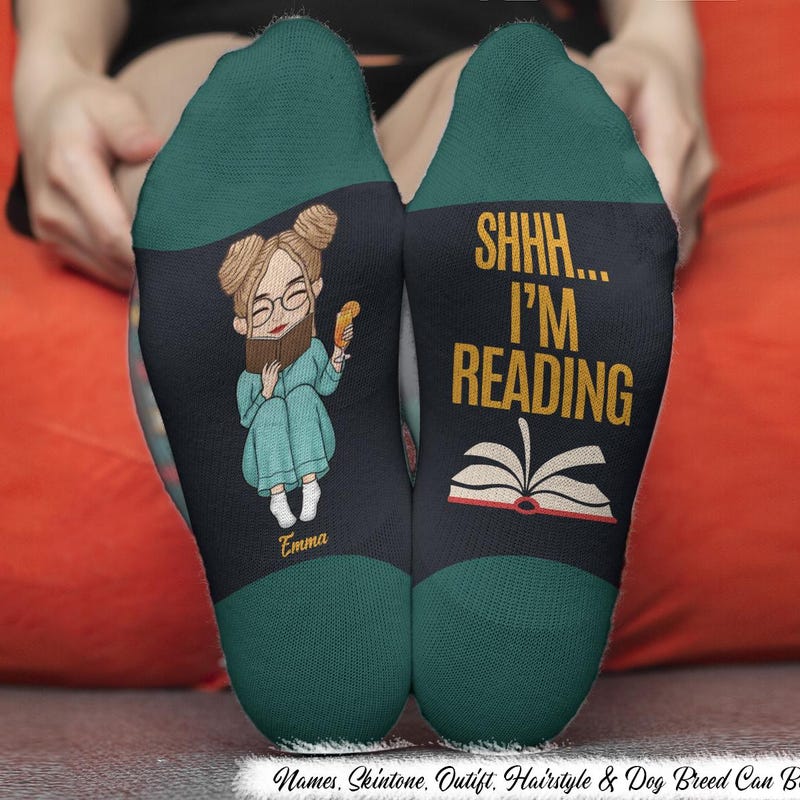 Reading Socks - Etsy Canada