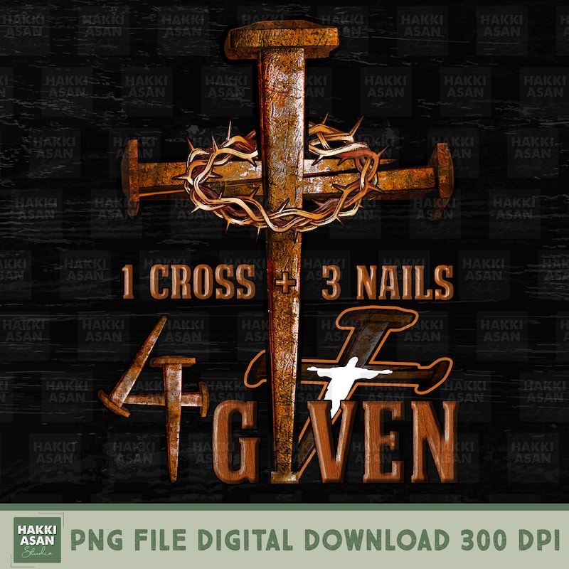 Cross Nails - Etsy