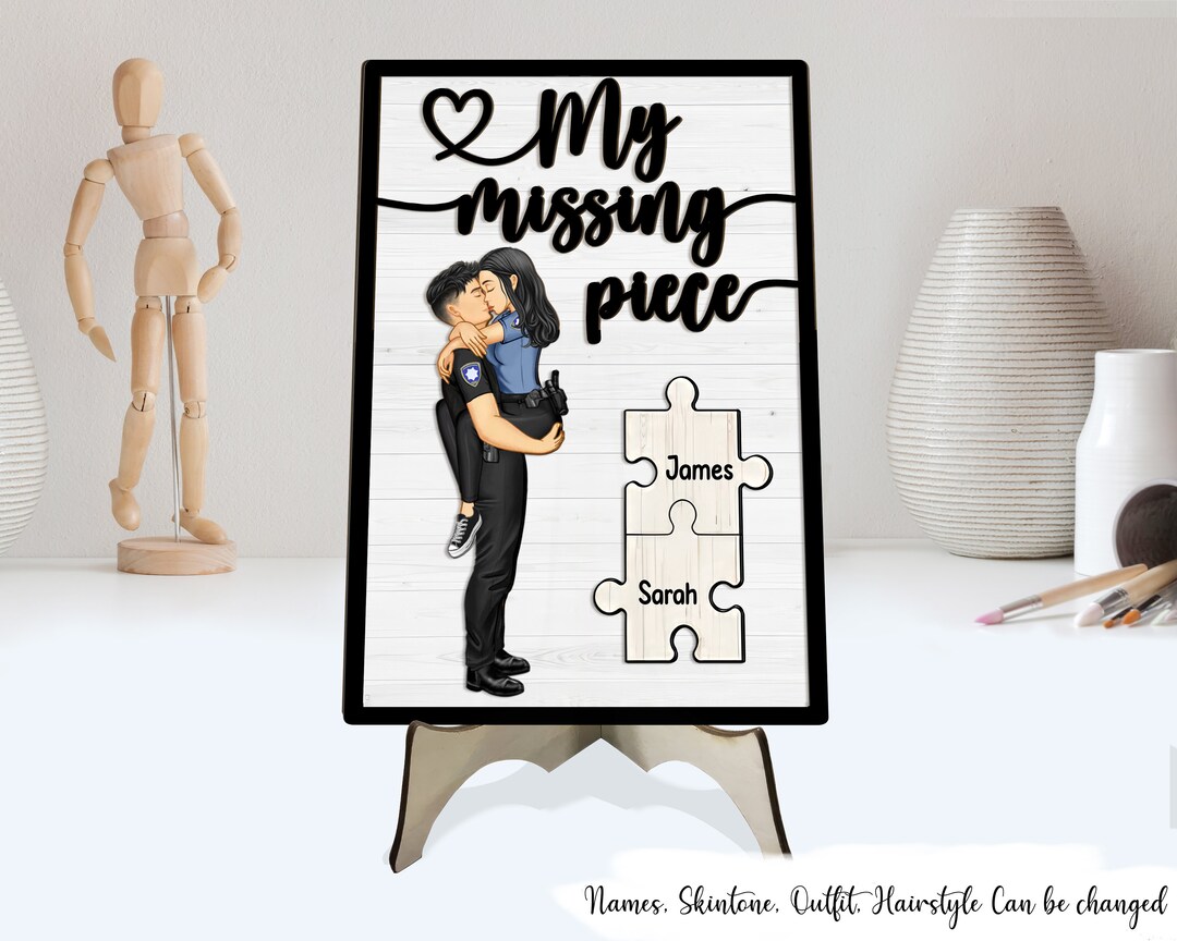 My Missing Piece Gift for Her Gift for Him Occupation Personalized 2 ...