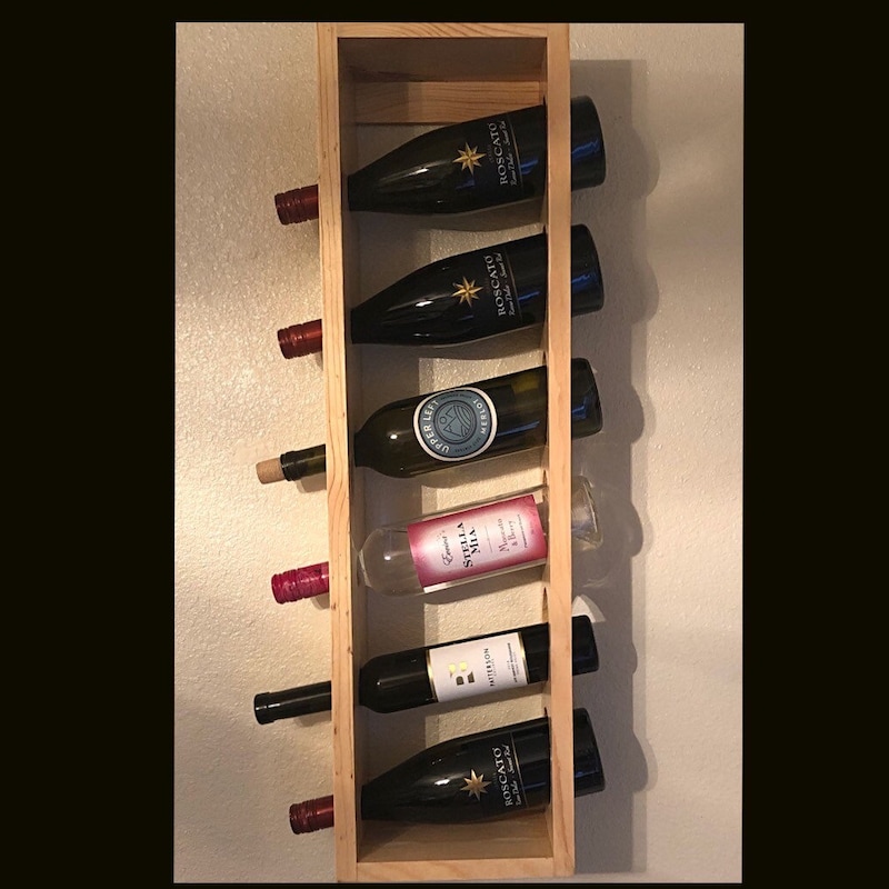 Vertical Wine Rack - Etsy