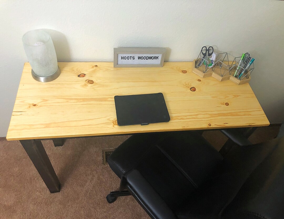 Solid Wood Desk| Small Wood Desk| Computer Desk| Writing Desk| Office ...