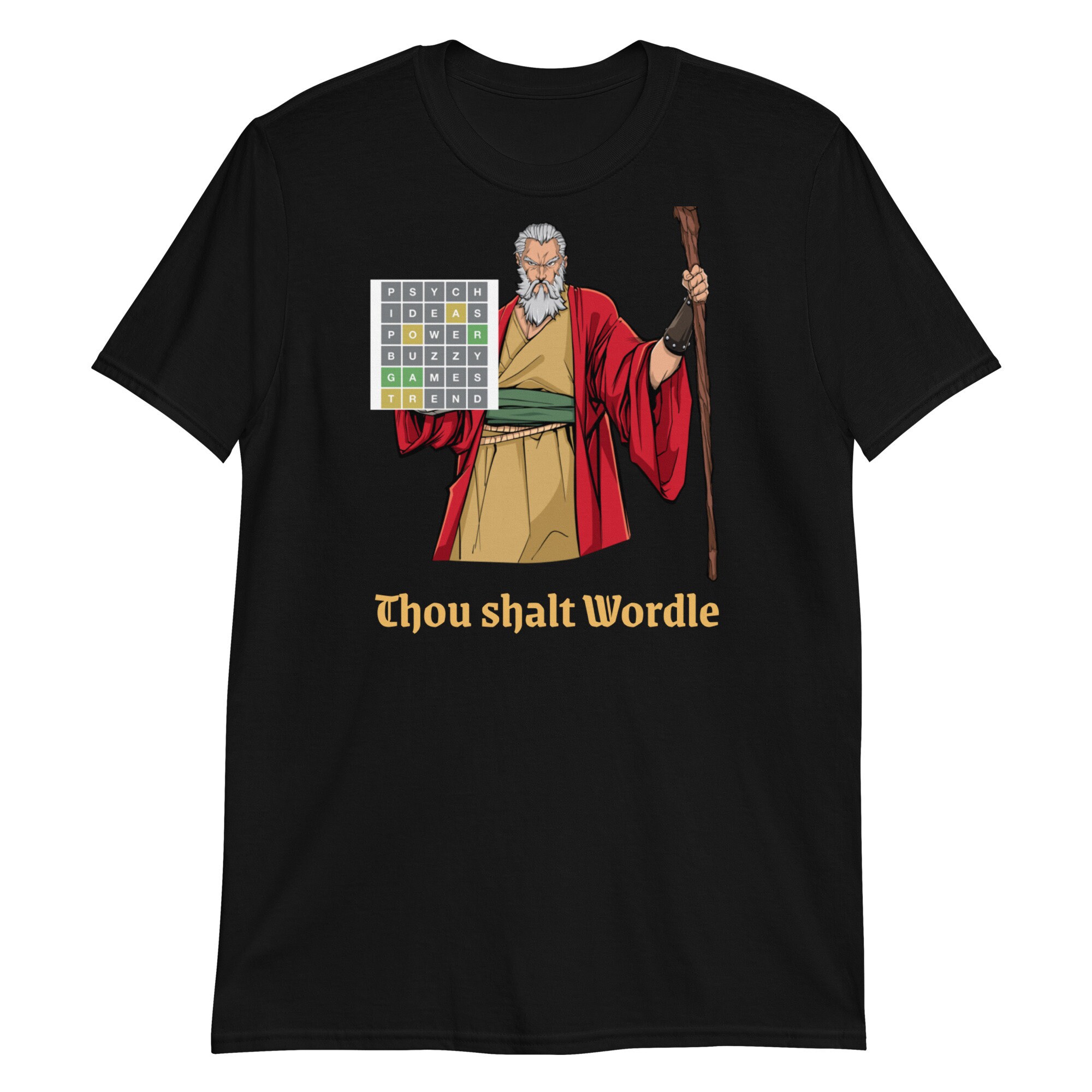 Wordle Moses Unisex T-shirt, Wordle Gift, Moses Tablets T Shirt, Moses ...