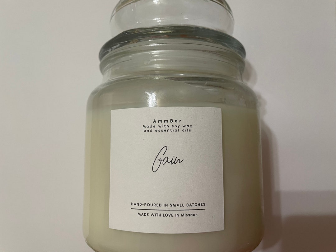 Gain Type Scented Three Wick Soy Candles - Etsy