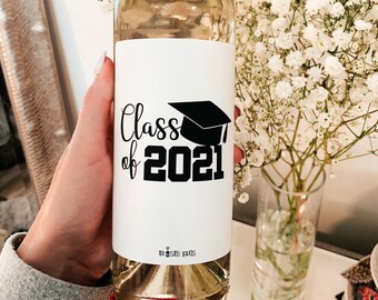 8 Mini Champagne Bottle Labels,pairs Well With Graduating Labels ...