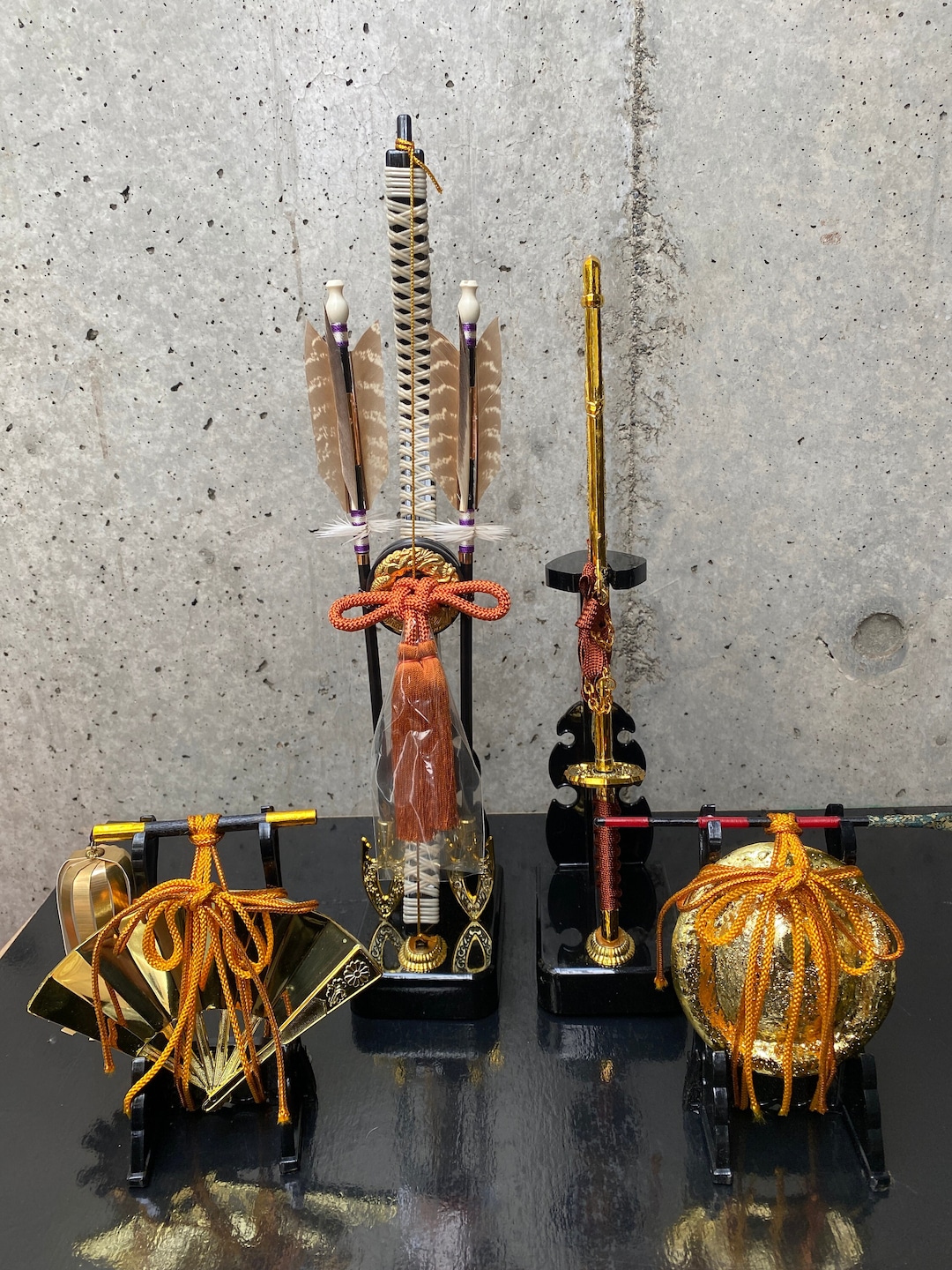 Decorative Fan, Shield, Bow, Arrow and Sword. Japanese Decorations - Etsy