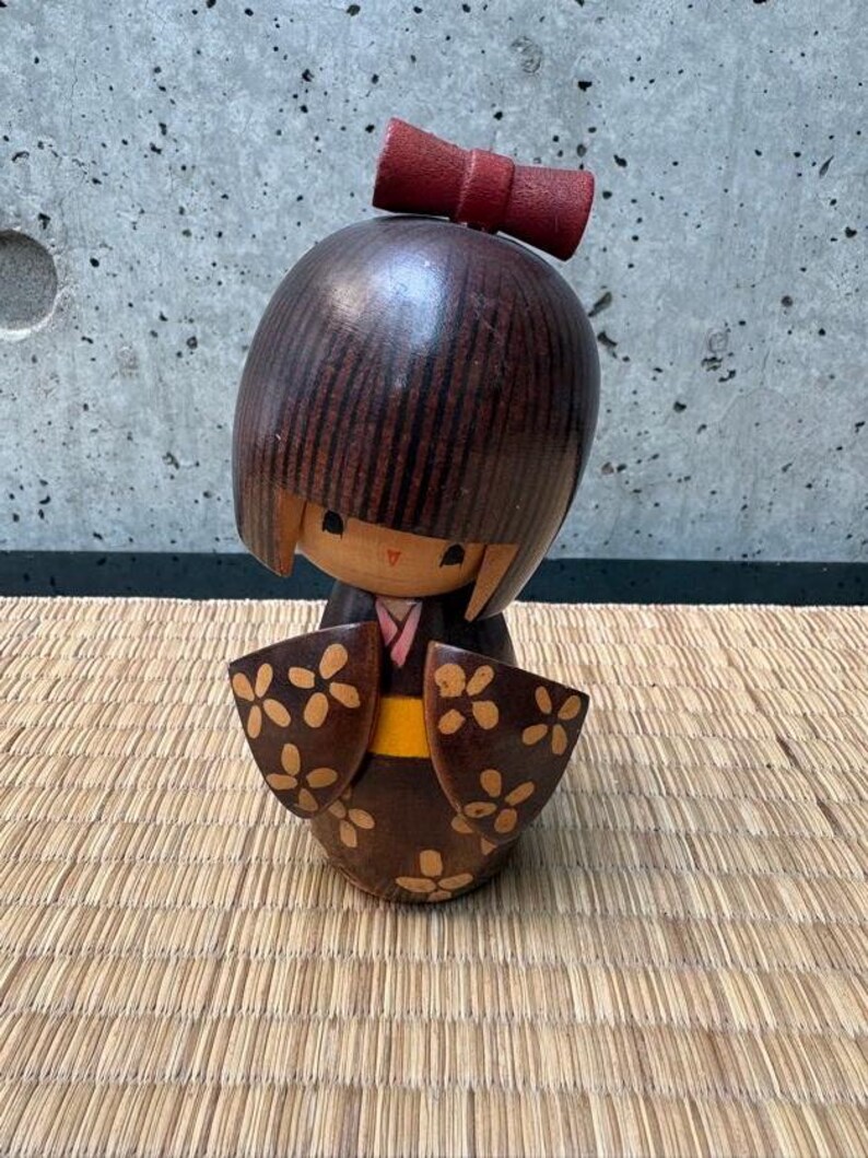 Vintage Japanese Kokeshi Wooden Doll. Kokeshi Doll - Etsy