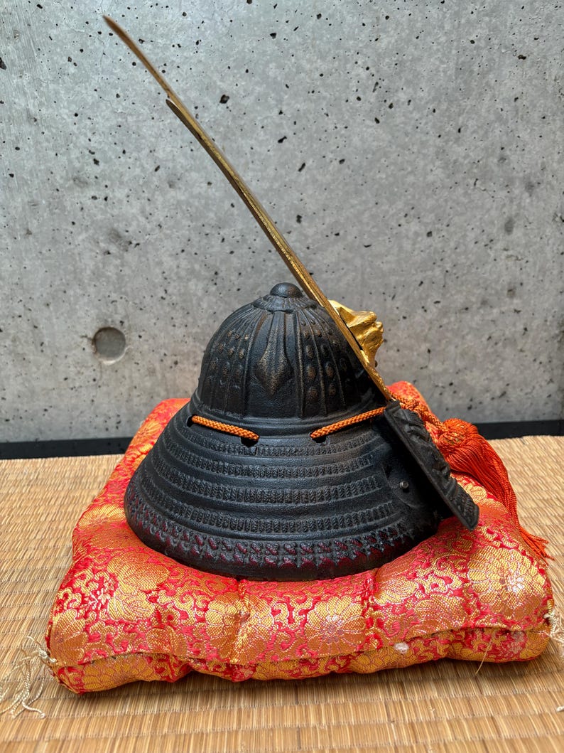 Traditional Japanese Vintage Samurai Cast Iron Helmet, Kabuto - Etsy