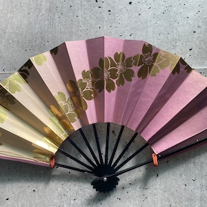 Vintage Paper Fan, Japanese Vintage Fan, Folding Fan - Etsy