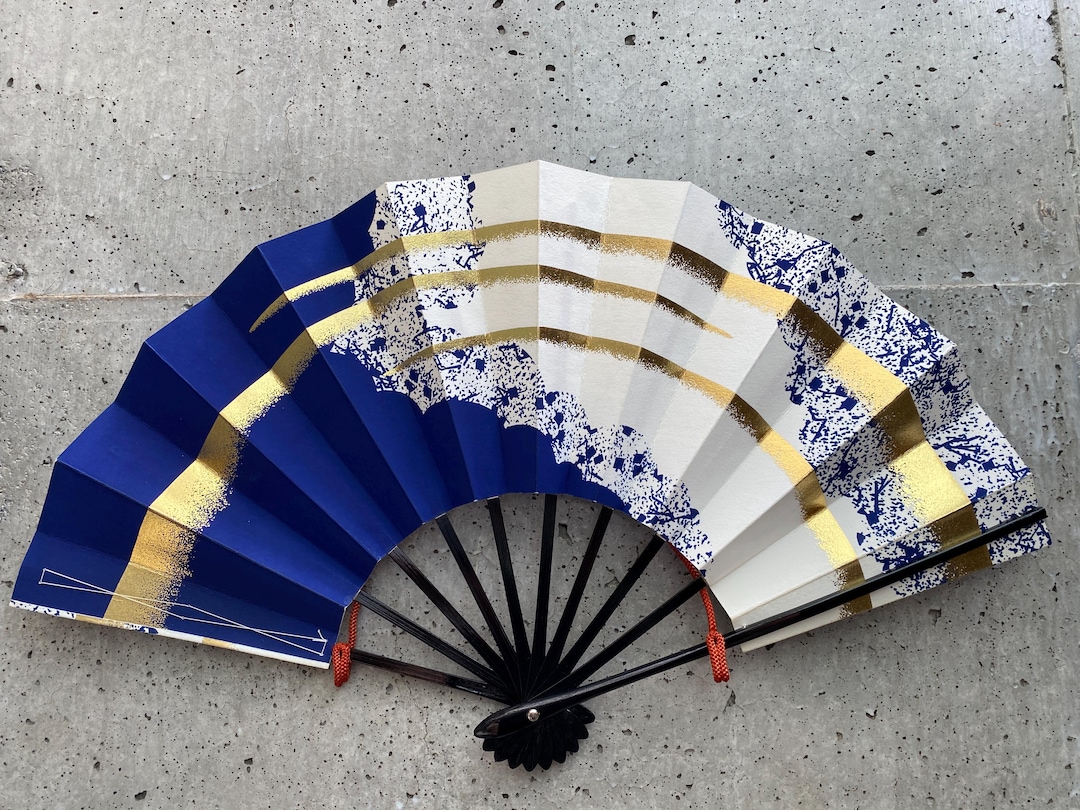 Folding Fan, Vintage Paper Fan, Japanese Vintage Fan - Etsy