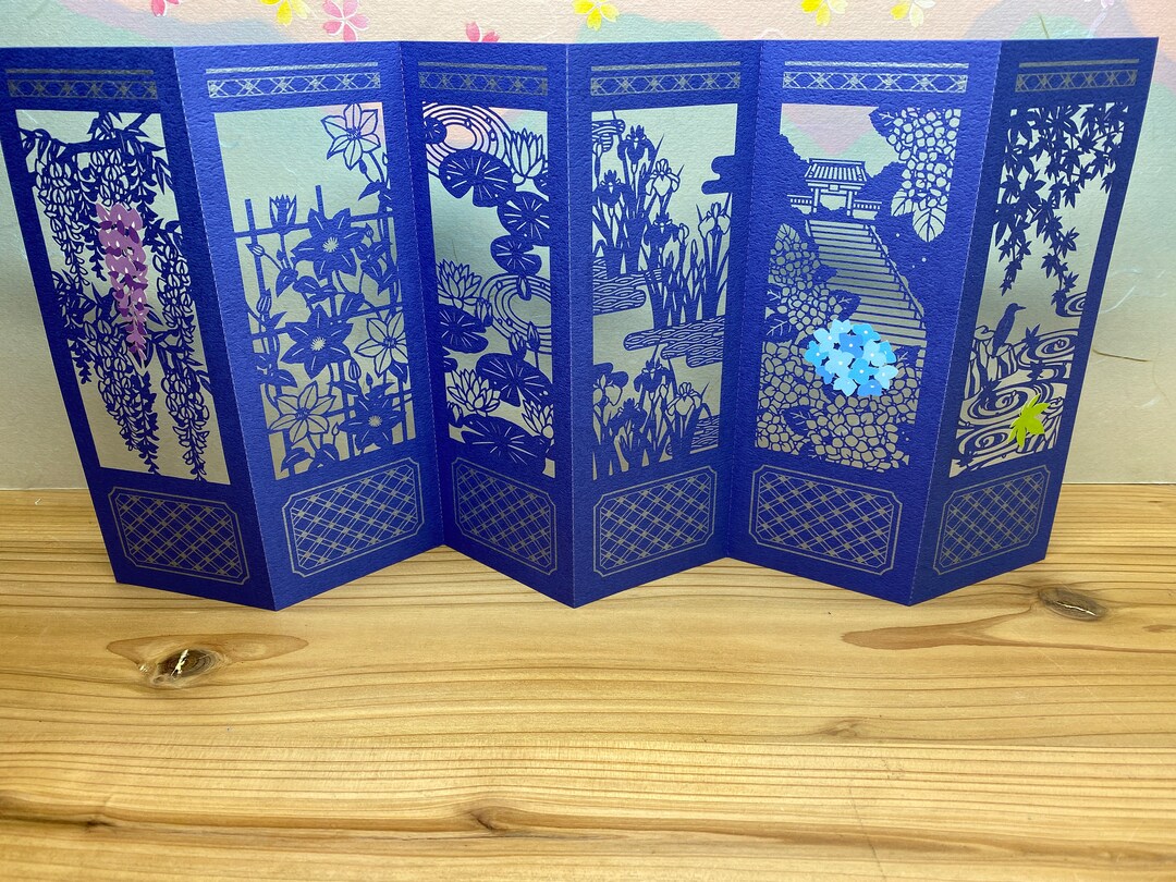 Japanese Summer Postcard, 3D Postcard - Etsy