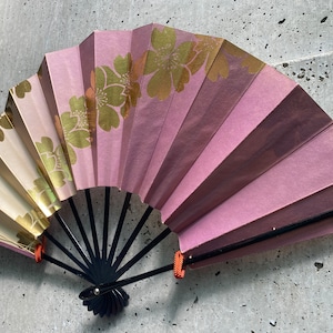 Vintage Paper Fan, Japanese Vintage Fan, Folding Fan - Etsy