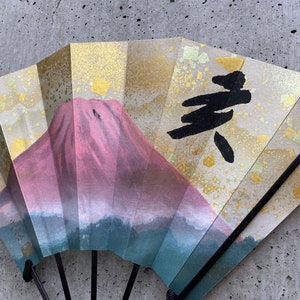Japanese Vintage Fan, Vintage Paper Fan, Wall Fan - Etsy