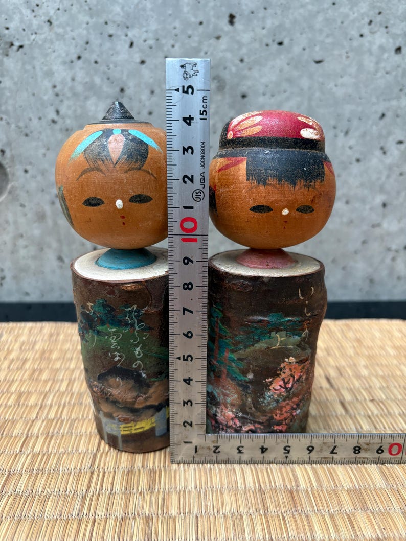 Vintage Japanese Kokeshi Wooden Doll. Kokeshi Doll - Etsy