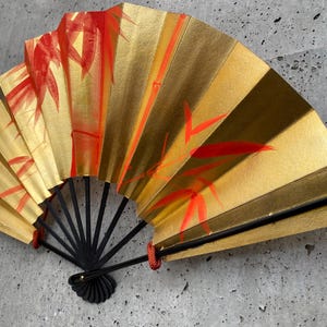 Folding Fan, Vintage Paper Fan, Japanese Vintage Fan - Etsy