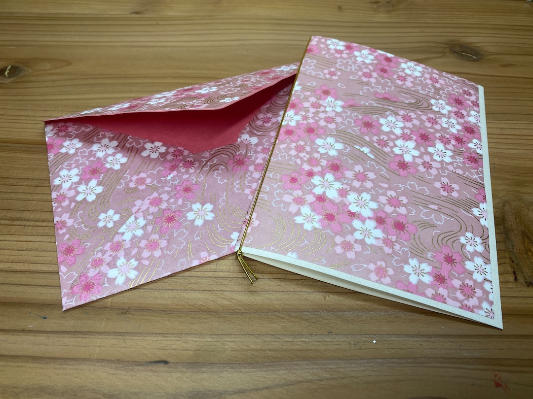 Japanese Traditional Washi Paper Letter Set - Etsy