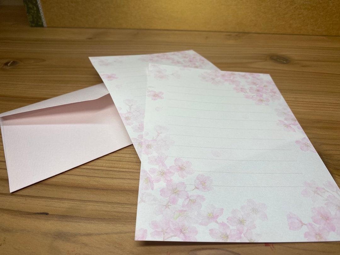 Japanese Spring Letter Set - Etsy