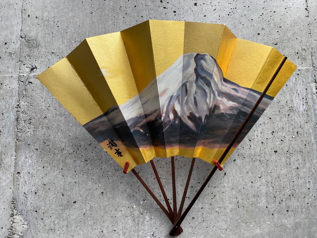 Vintage Paper Fan, Folding Fan, Japanese Vintage Fan - Etsy
