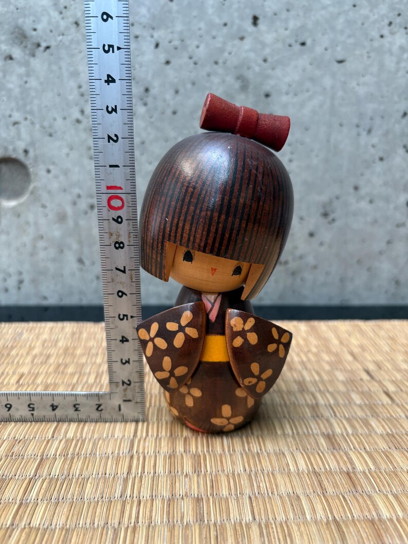 Vintage Japanese Kokeshi Wooden Doll. Kokeshi Doll - Etsy