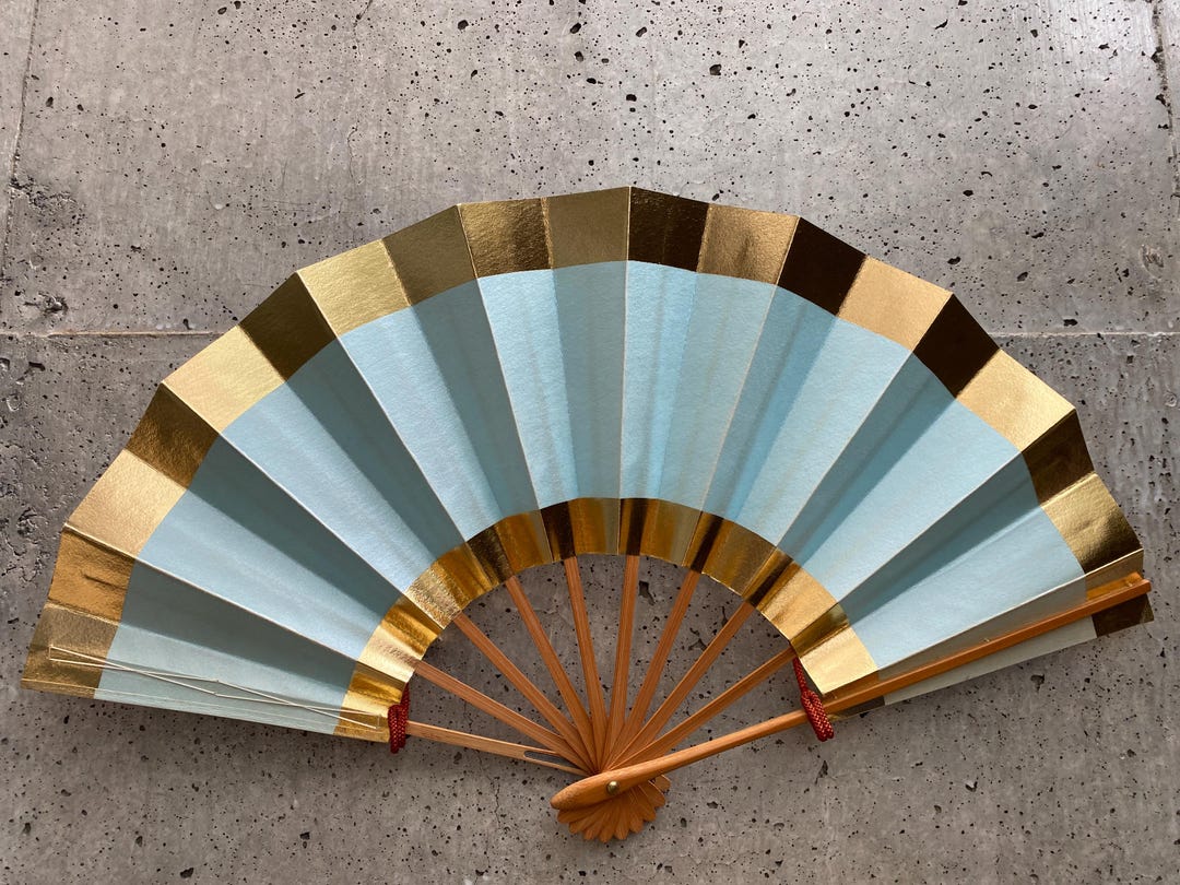 Folding Fan, Vintage Paper Fan, Japanese Vintage Fan - Etsy