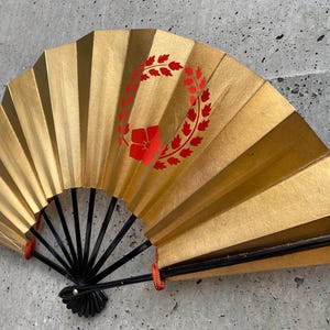 Folding Fan, Vintage Paper Fan, Japanese Vintage Fan - Etsy