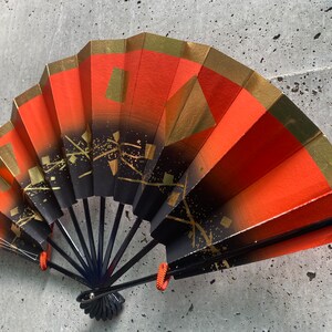 Vintage Paper Fan, Japanese Vintage Fan, Folding Fan - Etsy