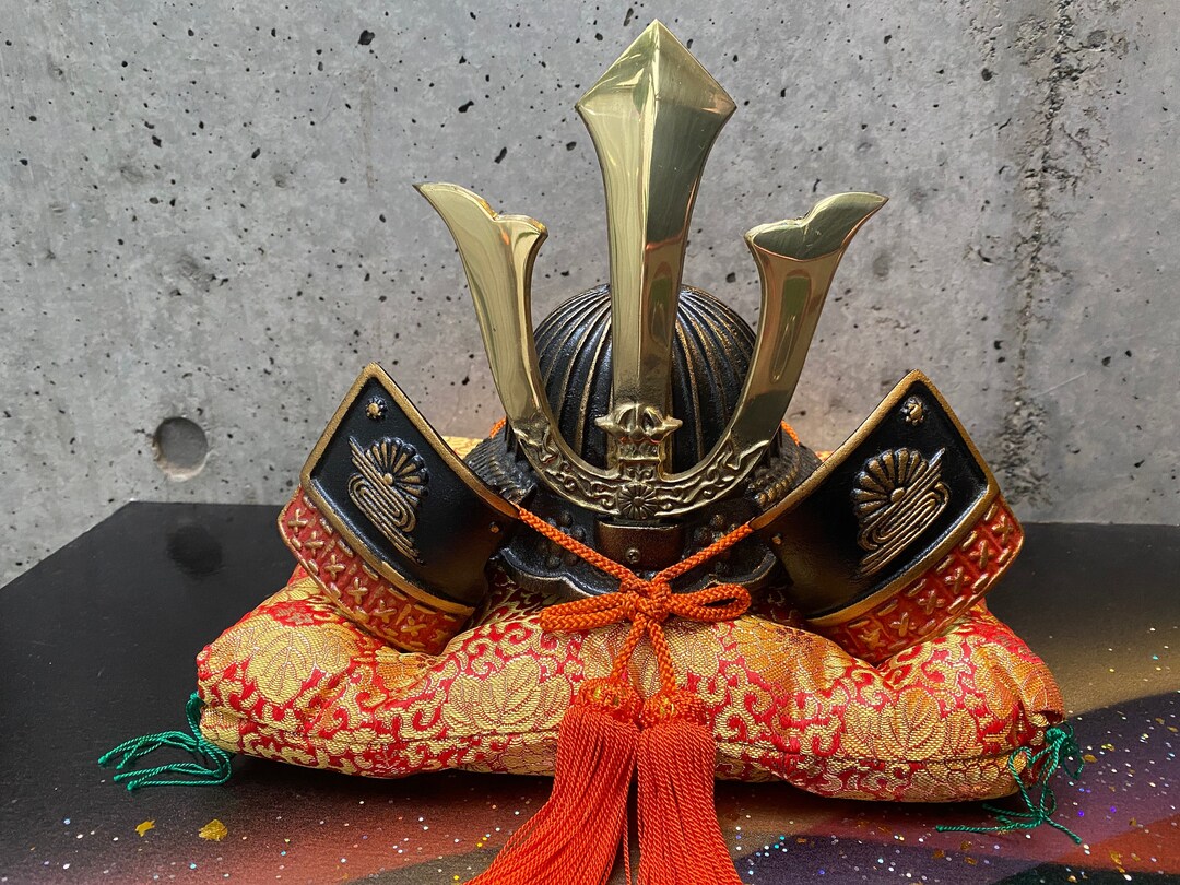 Traditional Japanese Vintage Samurai Cast Iron Helmet, Kabuto - Etsy