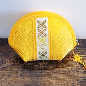 Korean Traditional Style Dumpling Shaped Coin Pouch | Small Zipper ...
